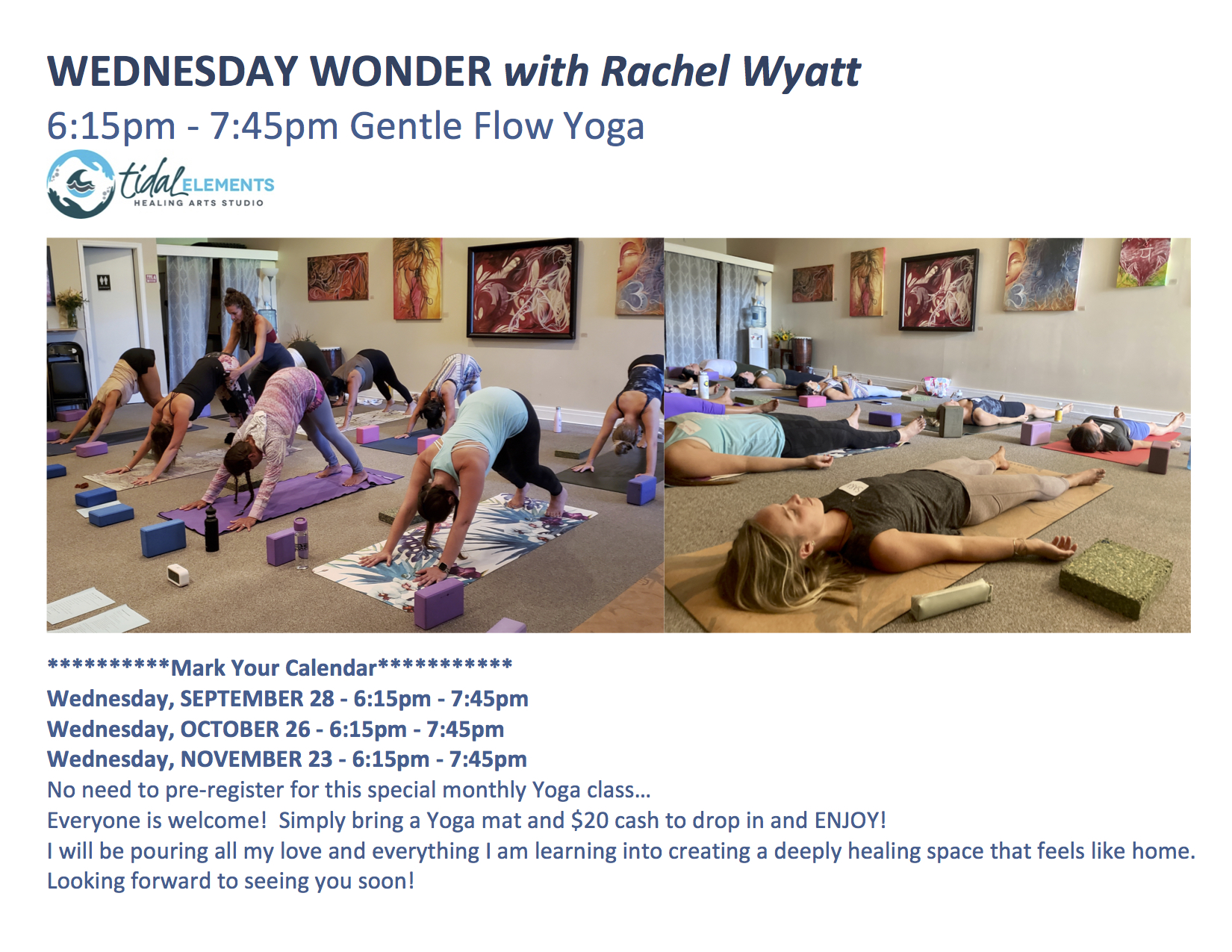 Events for September 28, 2022Tidal Elements Healing Arts Studio